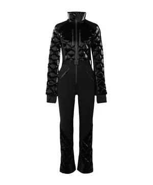 Mackage High-necked Bodysuit With Zipper Closure And Belt