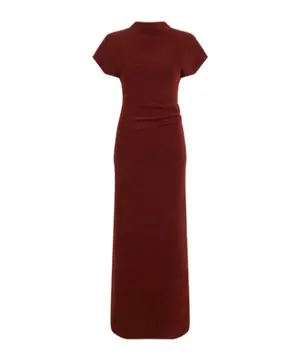 Proenza Schouler Abie Knitted Maxi Dress - Red