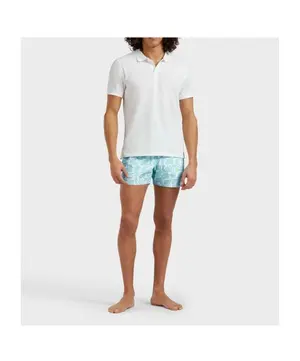 Vilebrequin Drawstring Swim Trunks With All-over Print