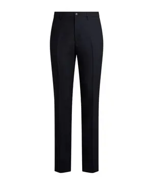 Etro Pleated Tailored Jacquard Trousers - Black