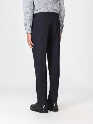 Etro Pleated Tailored Jacquard Trousers - Black
