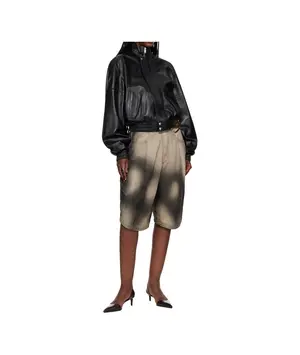LU'U DAN Distressed Denim Shorts