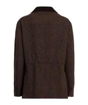 BLAZÉ MILANO Wool Blend Jacket With Button Details