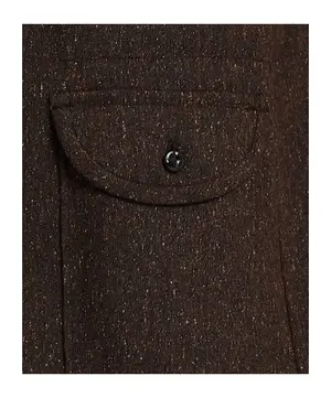BLAZÉ MILANO Wool Blend Jacket With Button Details