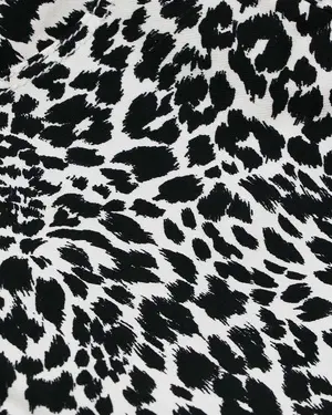 Moschino Leopard Print Jeans - Black