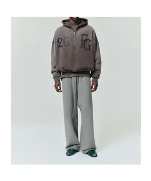 Fear Of God Wide-leg Drawstring Trousers - Gray