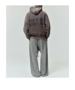 Fear Of God Wide-leg Drawstring Trousers - Gray