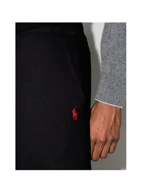 Polo Ralph Lauren Pony Embroidered Drawstring Sweatpants - Black