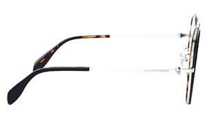 Alexander McQueen Aviator Sunglasses With Logo Detail