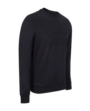 Hugo Boss Embossed Logo Crewneck Sweater