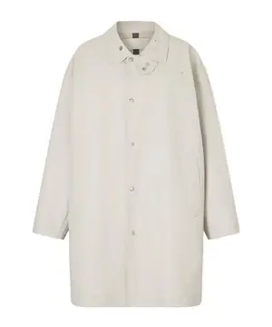 LEMAIRE Coated Cotton-canvas Mid-length Coat