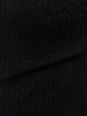 JIL SANDER Ribbed Knit Maxi Dress