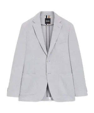 Hugo Boss Long Sleeve Blazer - Silver