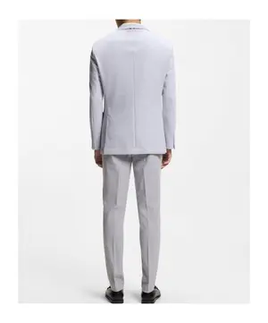 Hugo Boss Long Sleeve Blazer - Silver