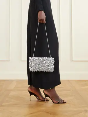 Simkhai Reese Beaded Chain-strap Clutch Bag