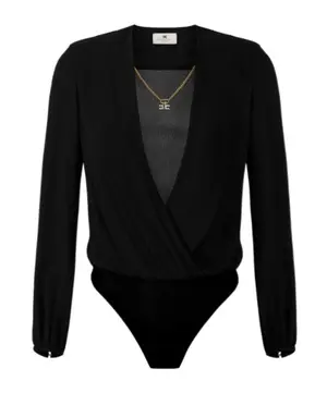 Elisabetta Franchi Plunge Bodysuits