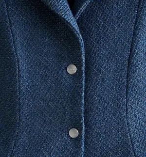 Dior Long-sleeved Suit Jacket With Metallic Embroidery