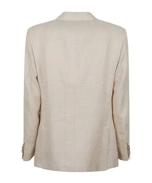 Zegna Checked Single-breasted Blazer - No