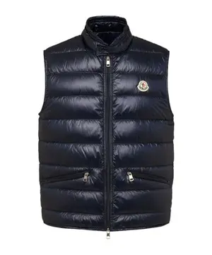 Moncler Gui Quilted Down Vest - Black