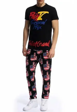 Moschino Printed Sweatpants