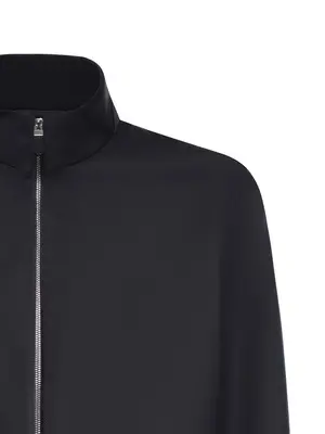 Zegna 100 Cc Scooter Zip Jacket - Blue