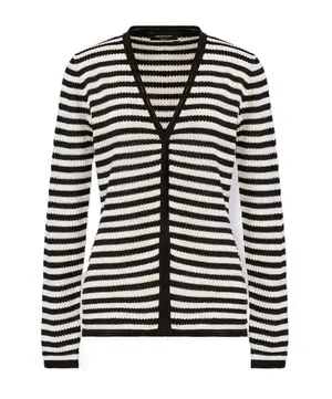 FABIANA FILIPPI Fabiana Filippi Striped Long-Sleeve Knitted Cardigan