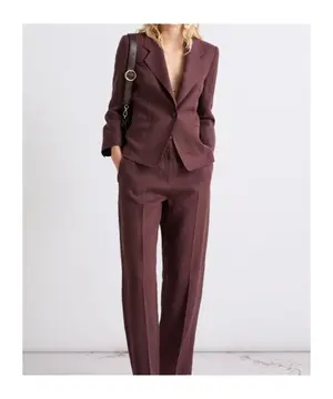 Marella Single-breasted Linen Blazer