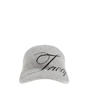 Jacquemus Atelier Baseball Cap With Logo Detail - Gray