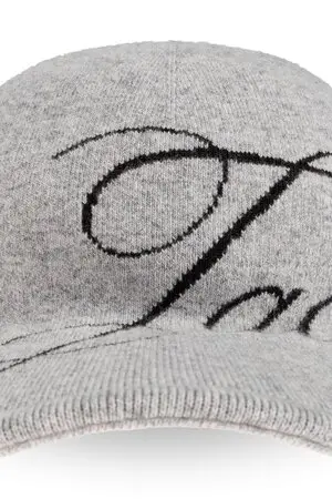 Jacquemus Atelier Baseball Cap With Logo Detail - Grey