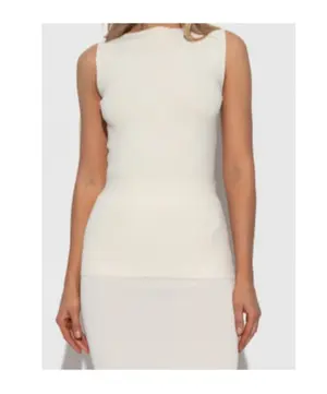 ENTIRE STUDIOS Sleeveless Boat Neck Top