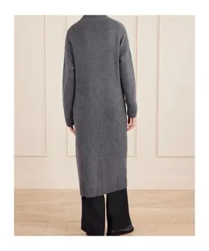 LISA YANG Long Cardigan With Zipper Closure
