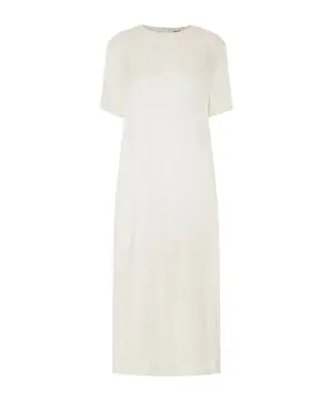 Khaite Webber Crinkled-voile Midi Dress