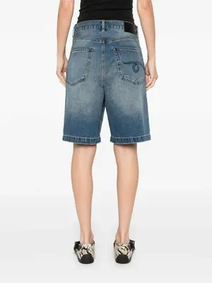R13 Five-pocket Denim Shorts - Gray