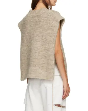 MAISON MARGIELA V-neck Ribbed Knitted Vest