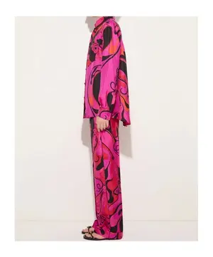 Emilio Pucci Printed Oversized Shirt - Pink