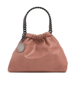 Stella McCartney Mini Eco Shaggy Drawstring Bag - Pink