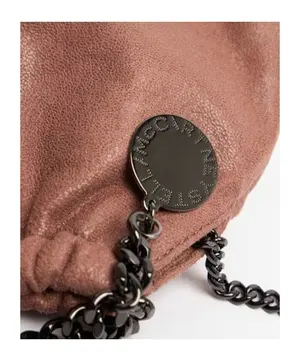 Stella McCartney Mini Eco Shaggy Drawstring Bag - Pink