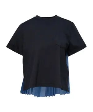 Sacai Pleated T-shirts For Women