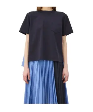 Sacai Paneled T-shirt Top