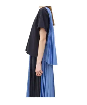 Sacai Paneled T-shirt Top