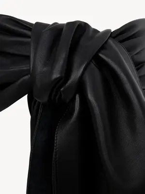 Chloé Asymmetrical Wrap Waist Belt - Black
