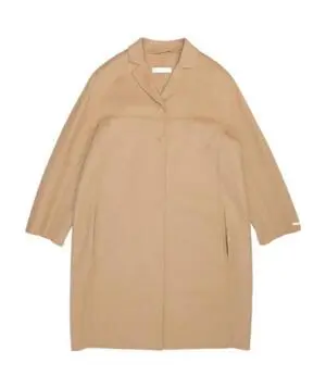 Max Mara Logo Coat - Brown