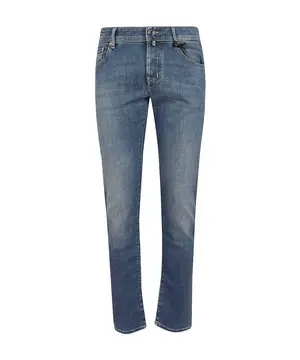 Jacob Cohen Belt Loop Jeans - Mediumblue