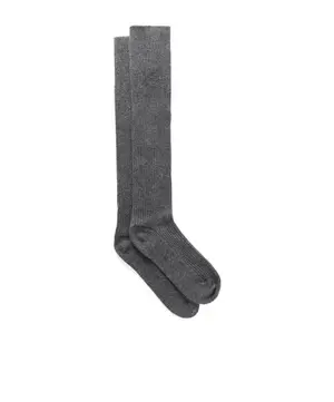 LISA YANG Cashmere Knee Socks - Black