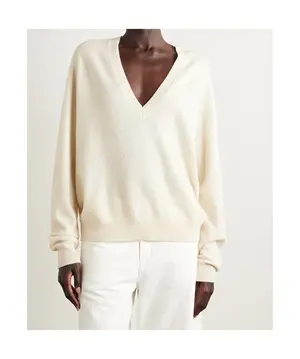 NILI LOTAN Feron Cashmere V-neck Pullover