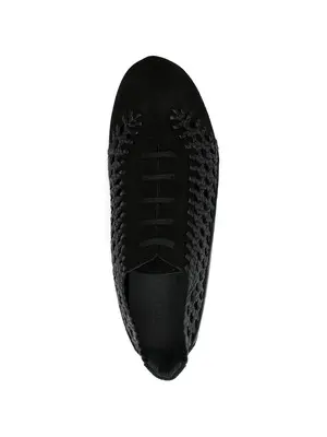 Hereu Lace-up Low-top Woven Flats