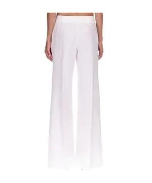 ERMANNO FIRENZE Embroidered Wide Leg Trousers