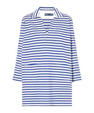 Polo Ralph Lauren Striped Cotton-jersey Mini Dress