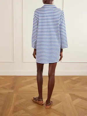 Polo Ralph Lauren Striped Cotton-jersey Mini Dress