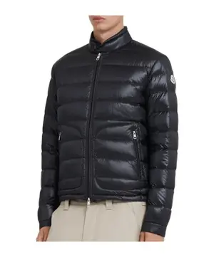 Moncler Acorus Lightweight Nylon Down Jacket - Black